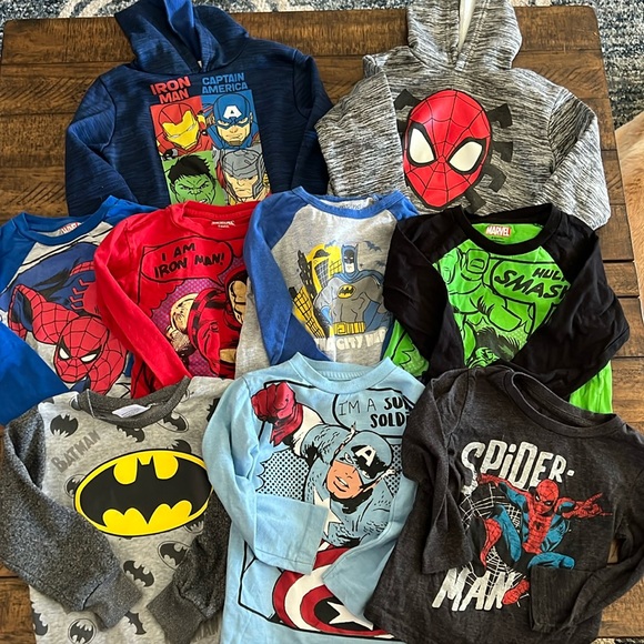 Shirts & Tops | 9 Piece Superhero Bundle 3t | Poshmark